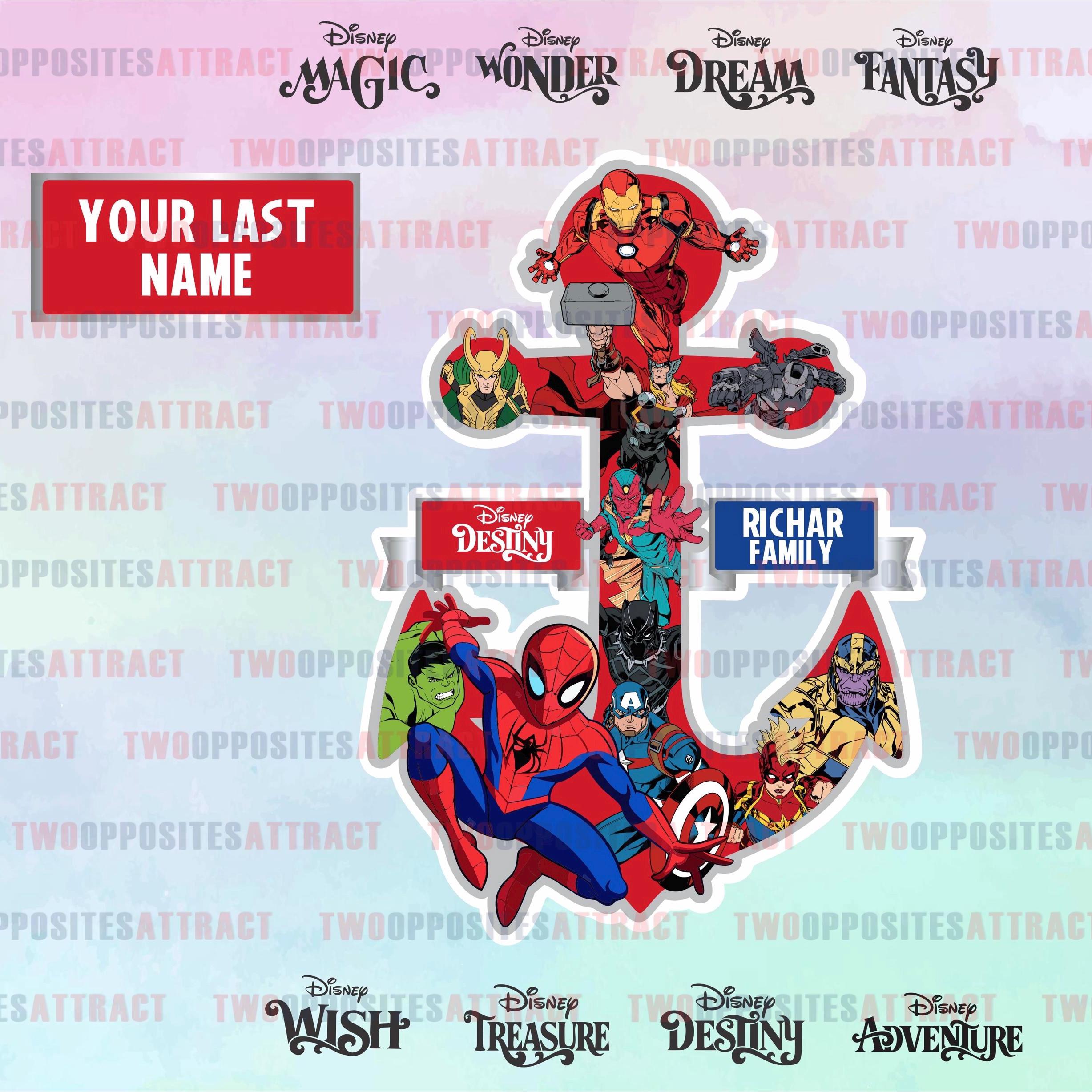 Avengers Assembly Magnets, Marvel Day at Sea Adventure Magnets ...