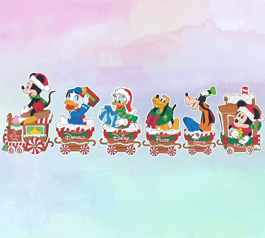 Personalized Christmas Train Magnet, Christmas Cruise, Disney Cruise ...