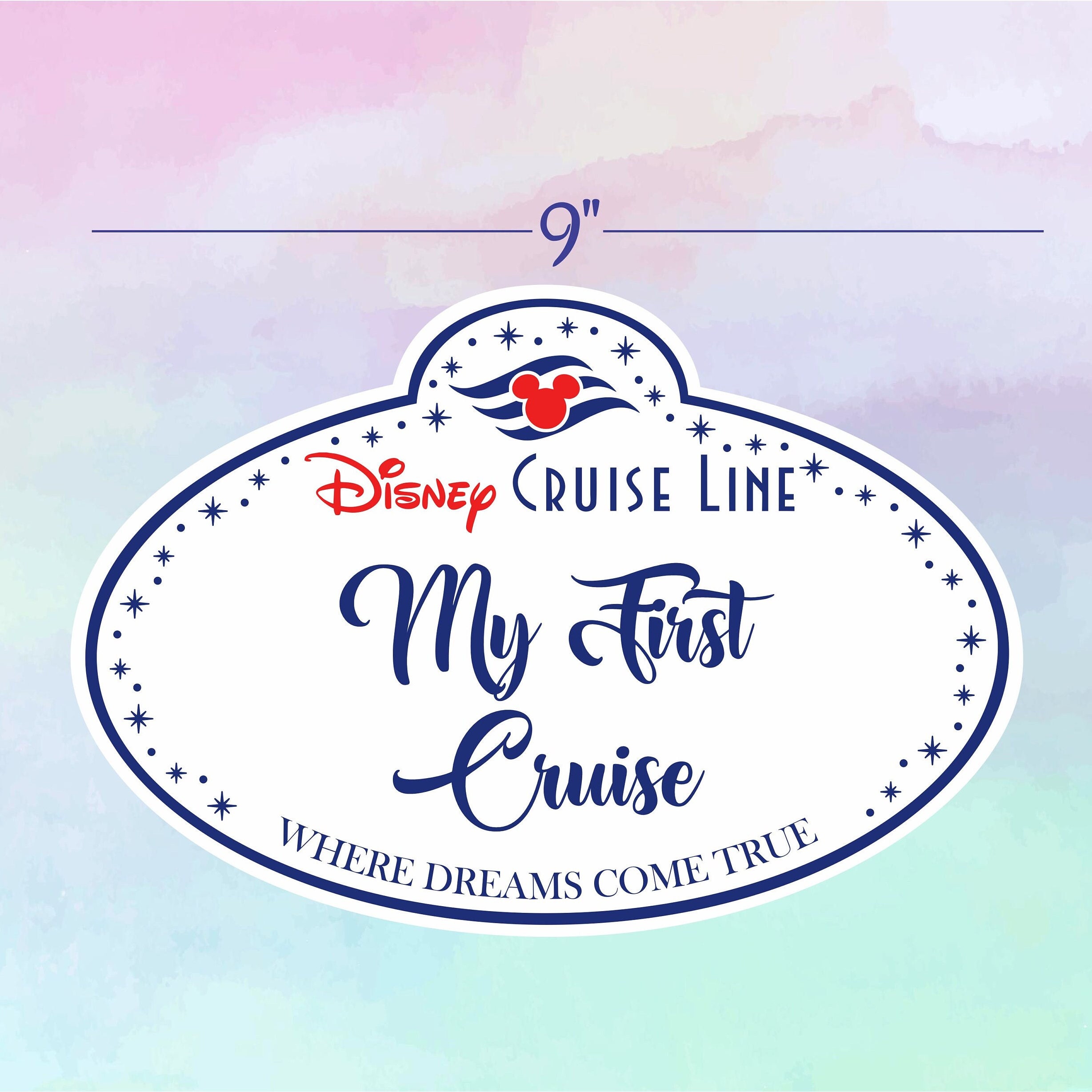 DCL Old Name Tag, Disney Cruise Magnet, Cast Member Name Tag Magnet ...