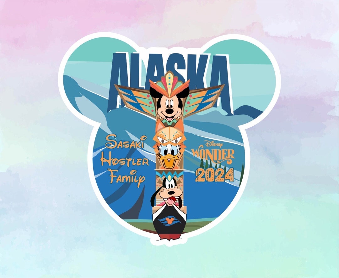 Disney Wonder Alaska Cruise, Alaska Magnet, Disney Cruise Door Magnet ...
