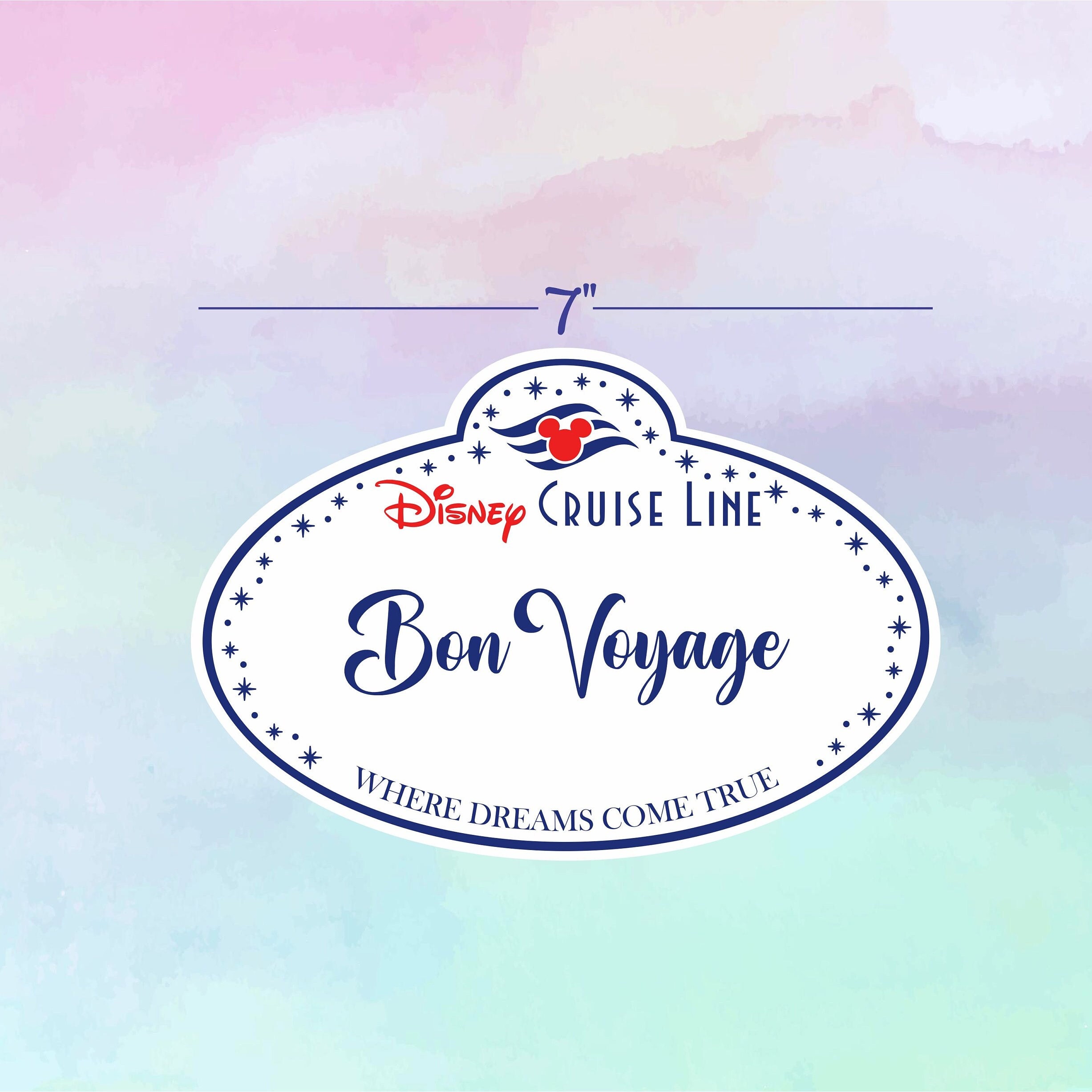 DCL Old Name Tag, Disney Cruise Magnet, Cast Member Name Tag Magnet ...