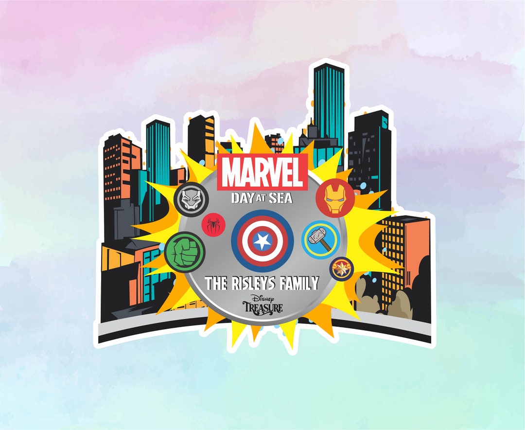 Shield Magnet Marvel Day at Sea, Disney Cruise Door Magnet, Spiderman ...