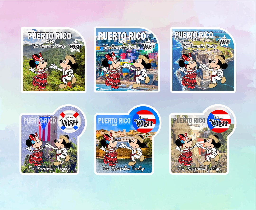 Puerto Rico Magnet, La Isla Del Encanto Magnet, Disney Cruise Door ...