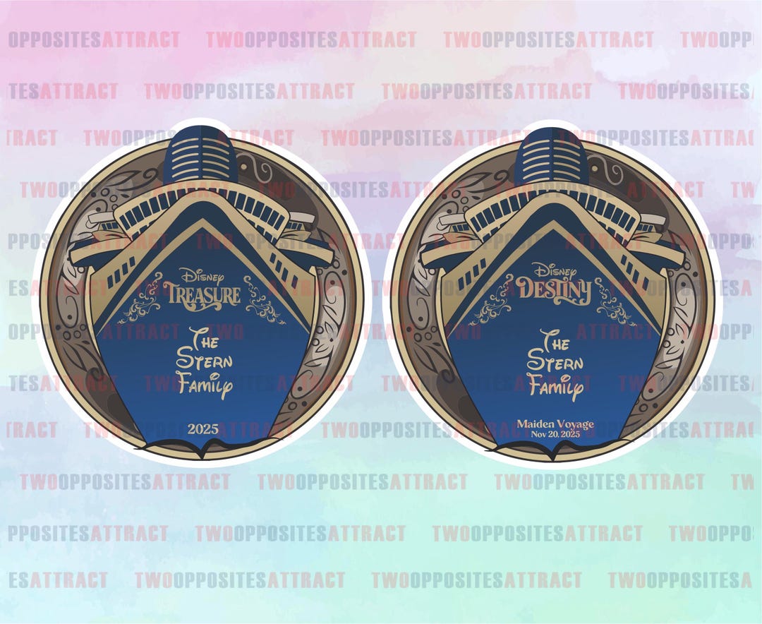 Disney Treasure Maiden Voyage Magnet, Disney Cruise Ship Door Magnet ...
