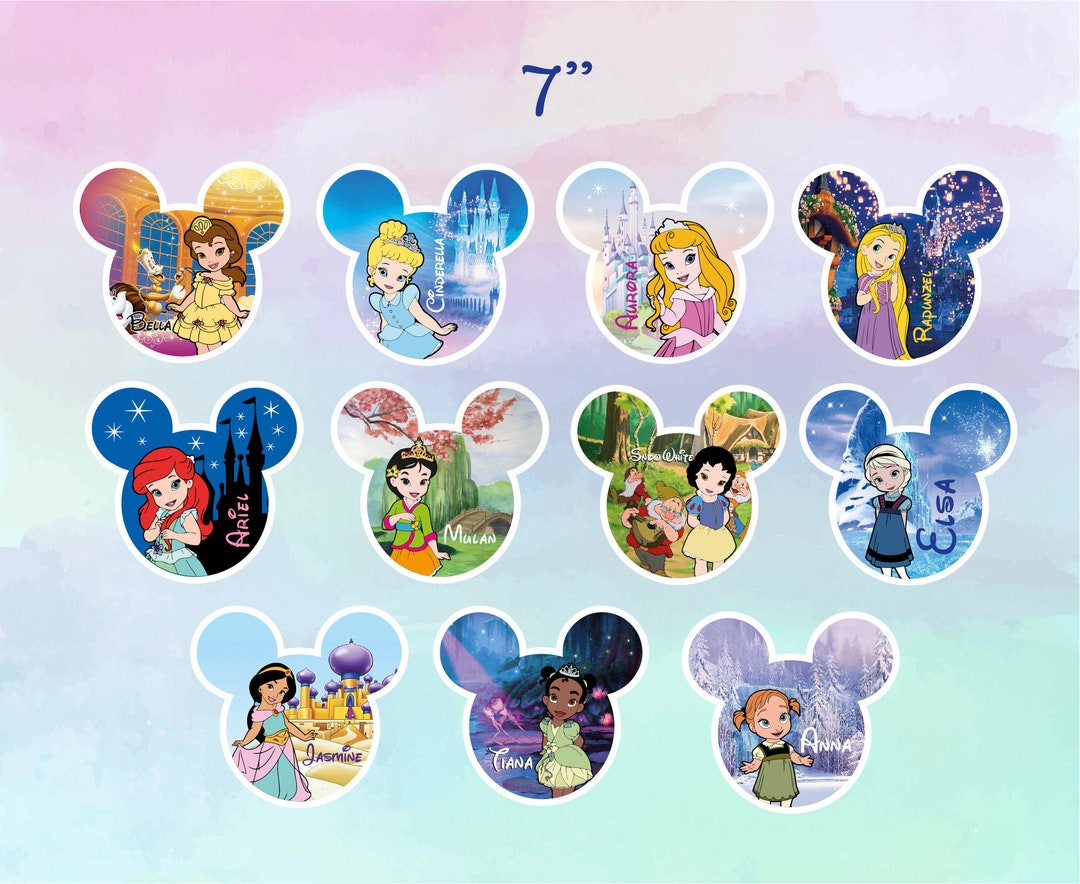 Princess Magnets, Rapunzel Magnets, Belle Magnets, Disney Cruise Door ...
