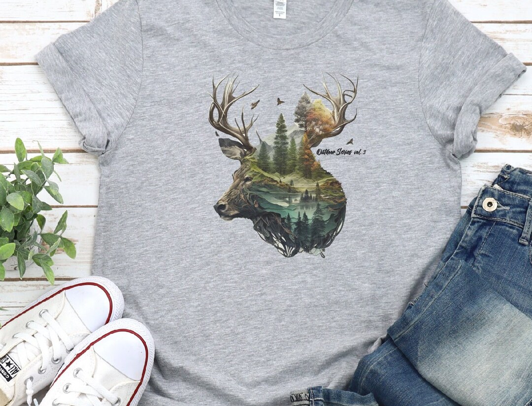 Outdoor Vol. Series 3 Dear Edition. Wilderness Deer Design. - Etsy