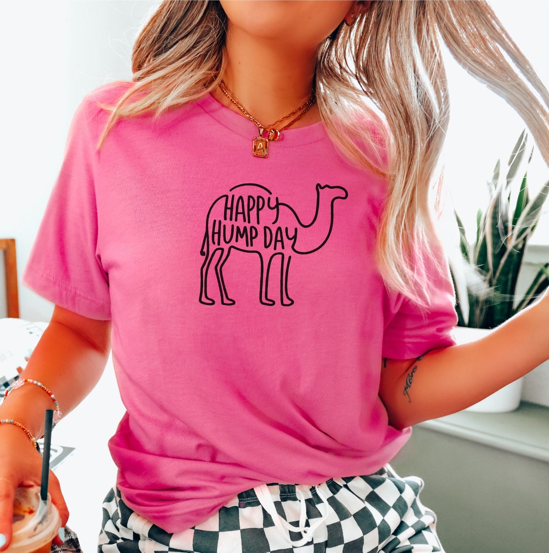 Happy Hump Day Unisex Minimalist T-shirt Gift Camel Design Tshirt for ...