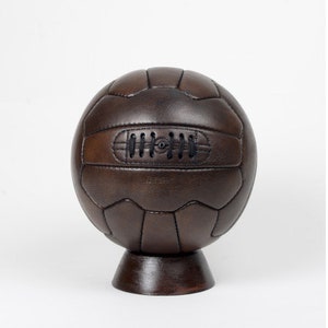 Retro Vintage Leather Handmade Football With Antique Touch,old School ...