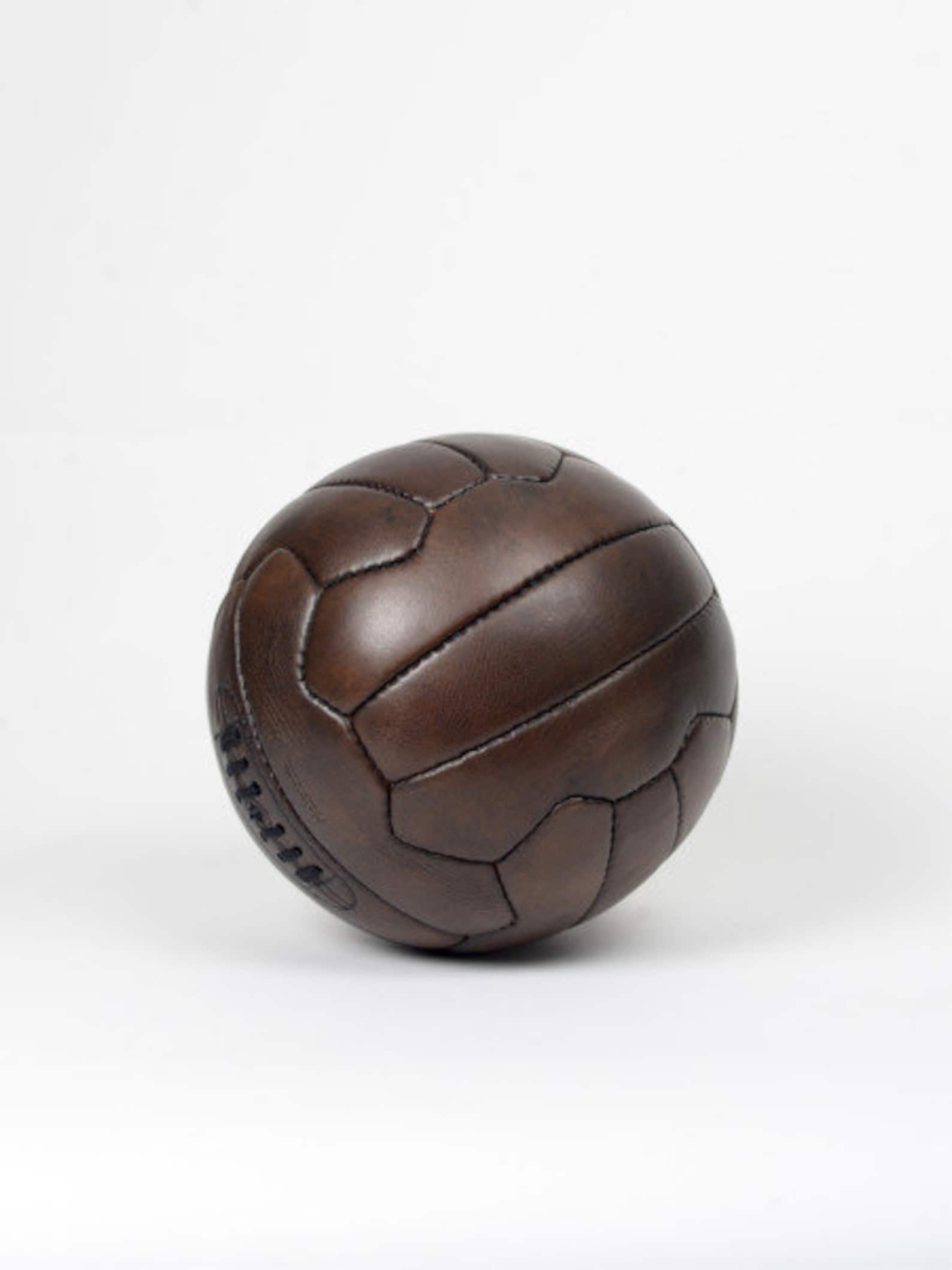 Retro Vintage Leather Handmade Football With Antique Touch,old School ...