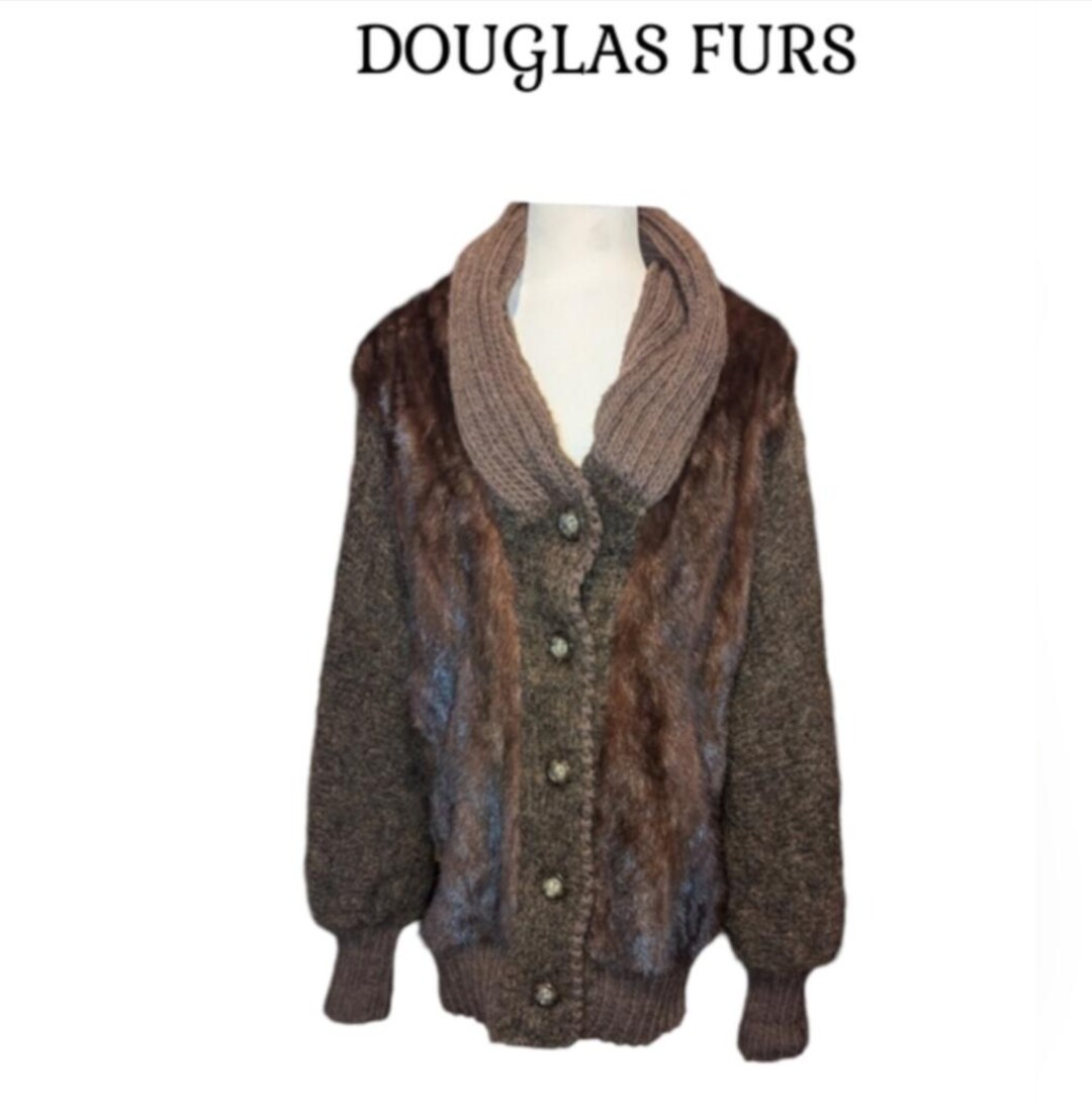 Gorgeous Rare Authentic Vintage Douglas Furs Wool/fur/knit Women's ...
