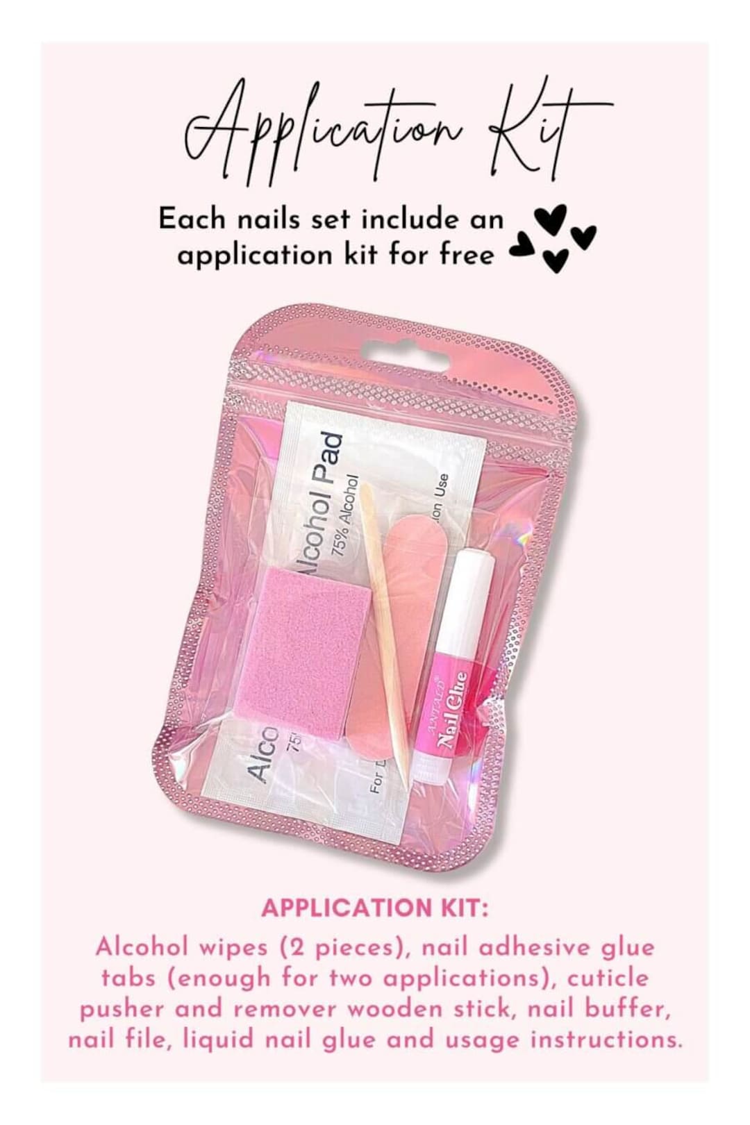 Extra Nail Prep Kit | • Press on Nails • Fake Nails • False Nails ...