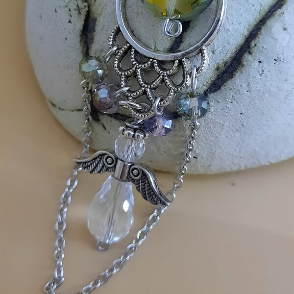 Crystal Guardian Angel Suncatcher - Etsy