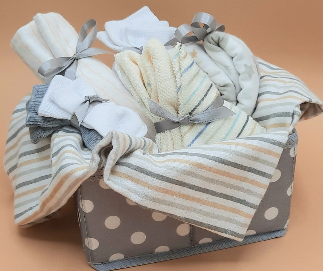 Baby Gift Basket, Baby Gender Neutral Gift Box, Newborn Gift Box - Etsy