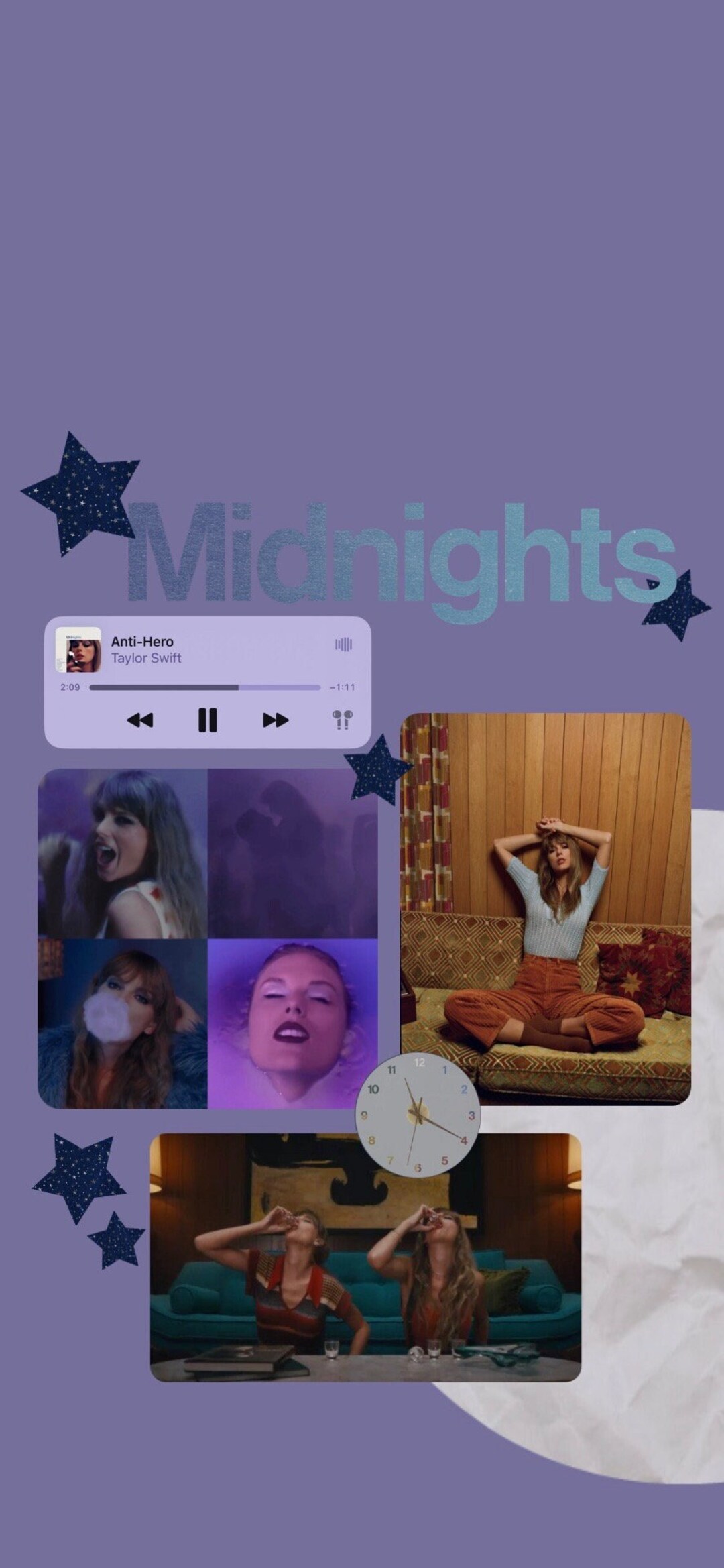 Taylor Swift Midnights Smart Phone Screensaver - Etsy