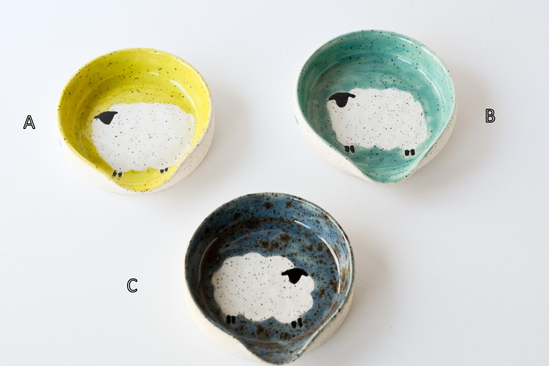 Sheep Spoon Rests | Handmade Pottery | Handmade Ceramics - Etsy