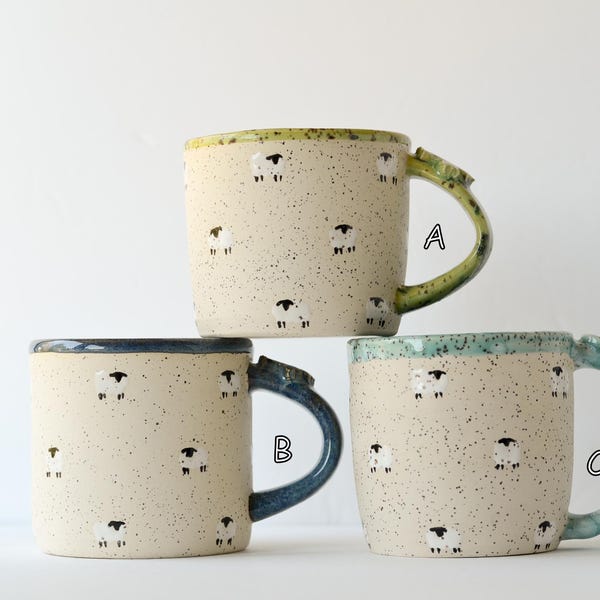 Handmade Coffee Mug Sheep - Etsy