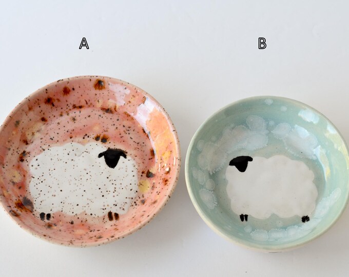 Shallow Sheep Bowls | Handmade Pottery | Handmade Ceramics - Etsy