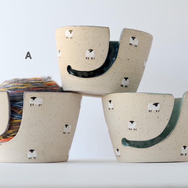 Sheep Yarn Bowl - Etsy