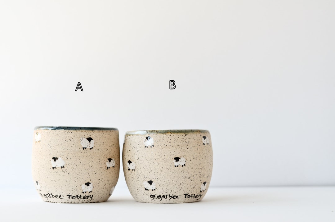 Little Sheep Cups Handmade Pottery - Etsy