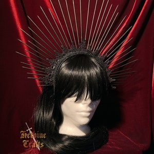 Gothic Crown, Halo Crown, Gothic Headpiece, Vampire, Cosplay Crown - Etsy