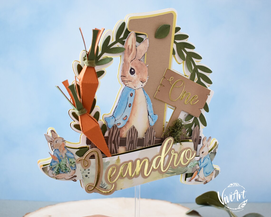 Peter Rabbit Firts Birthday-hat Birthday Party Peter Rabbith Beatrix ...