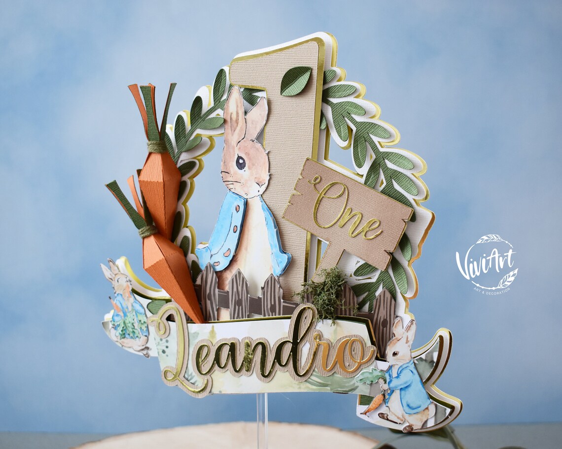 Peter Rabbit Firts Birthday-hat Birthday Party Peter Rabbith Beatrix ...