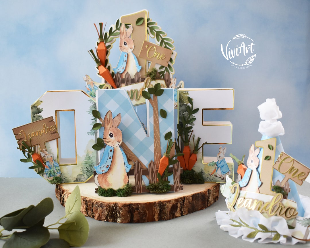 Peter Rabbit Firts Birthday-hat Birthday- Party Peter Rabbith- Beatrix ...