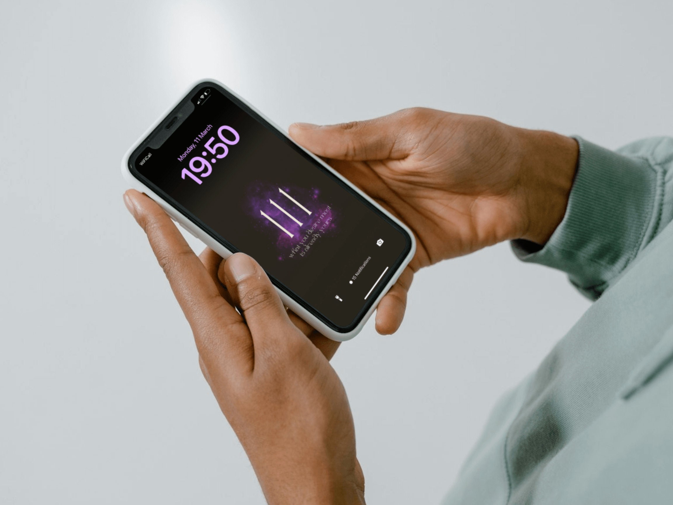 Angel Numbers Phone Wallpaper Smartphone Wallpaper Set Phone Background ...