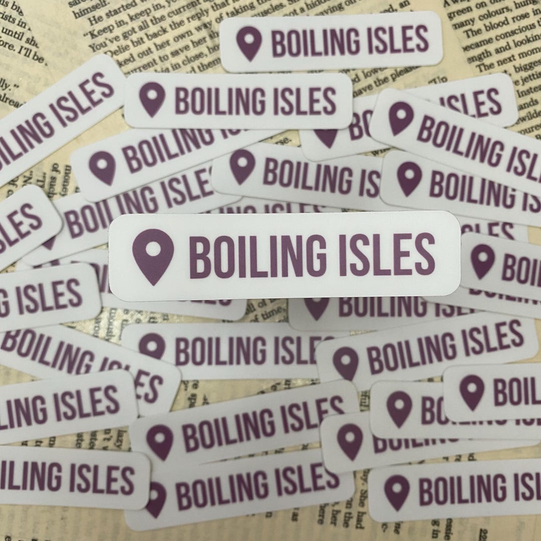 Boiling Isles Location Tag Sticker - the Owl House - Etsy
