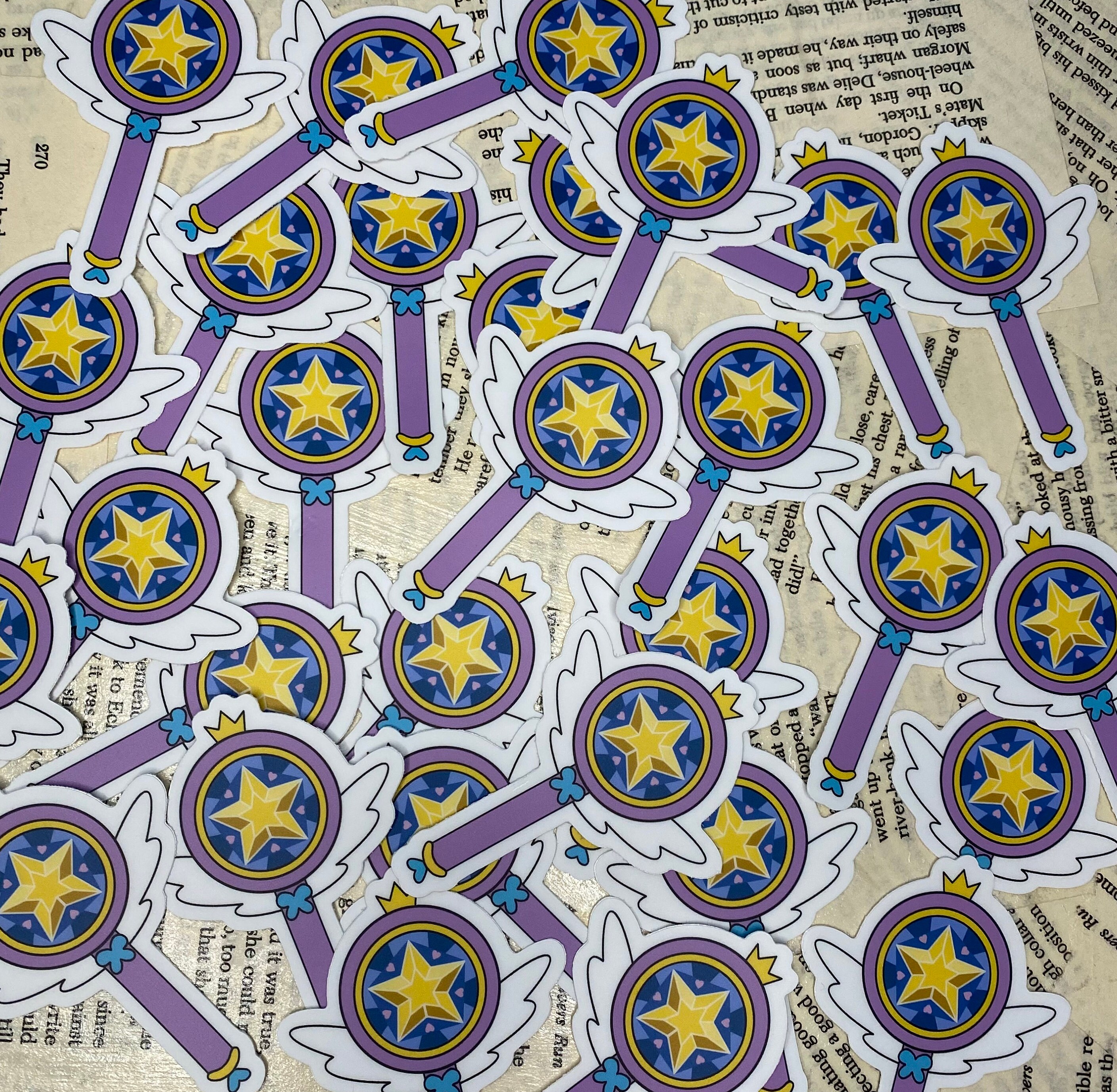 Royal Magic Wand Sticker Star Vs. the Forces of Evil - Etsy