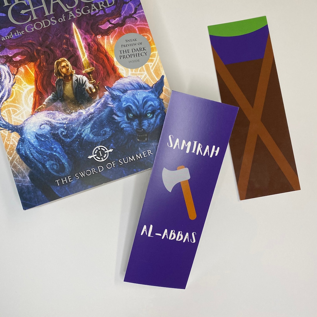 Samirah Al-abbas Bookmark - Mangus Chase and the Gods of Asgard - Etsy
