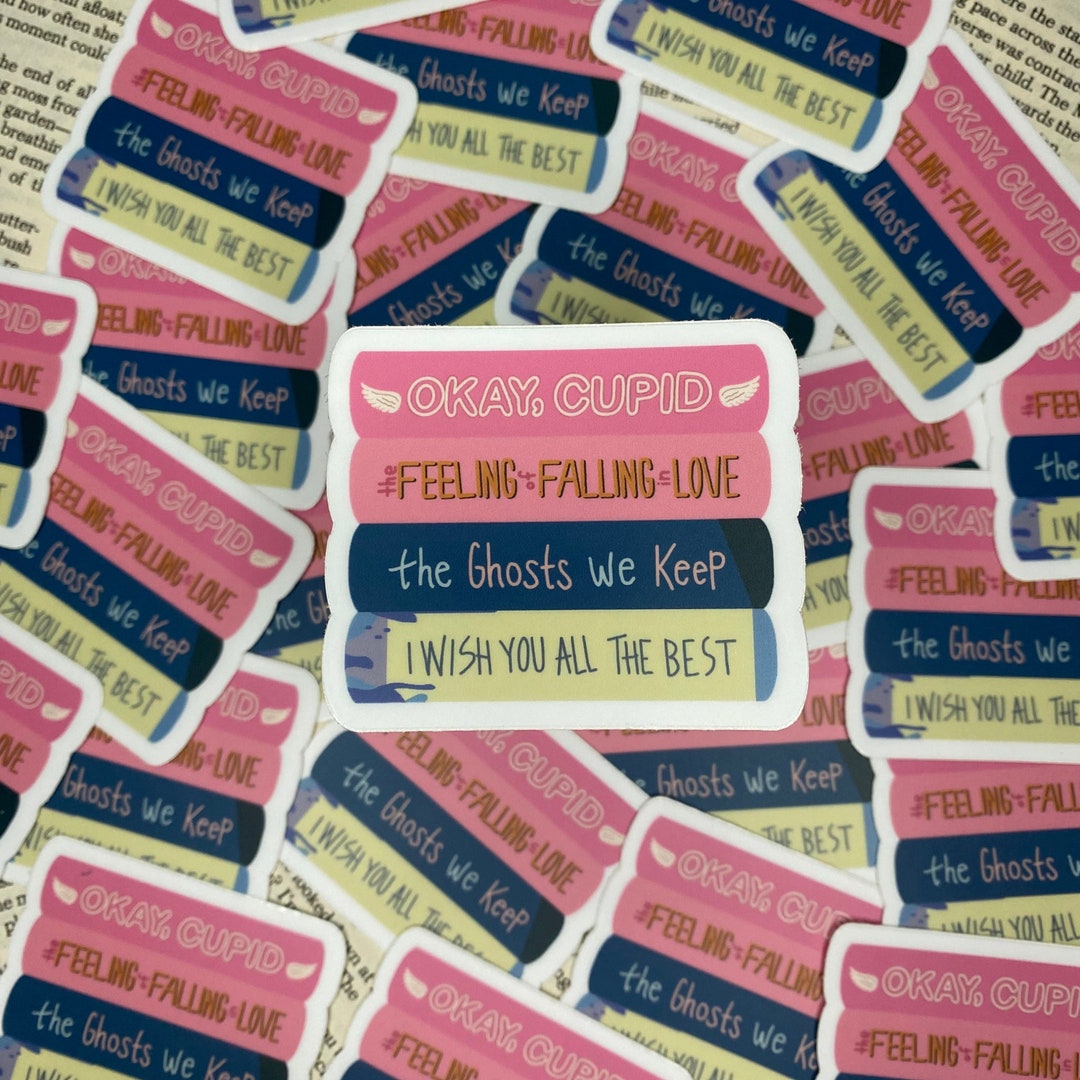 Mason Deaver Book Stack Sticker - Okay, Cupid - the Feeling of Falling ...
