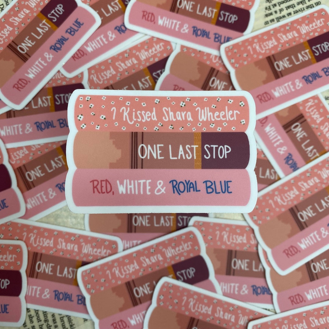 Casey Mcquiston Book Stack Sticker - I Kissed Shara Wheeler - One Last ...