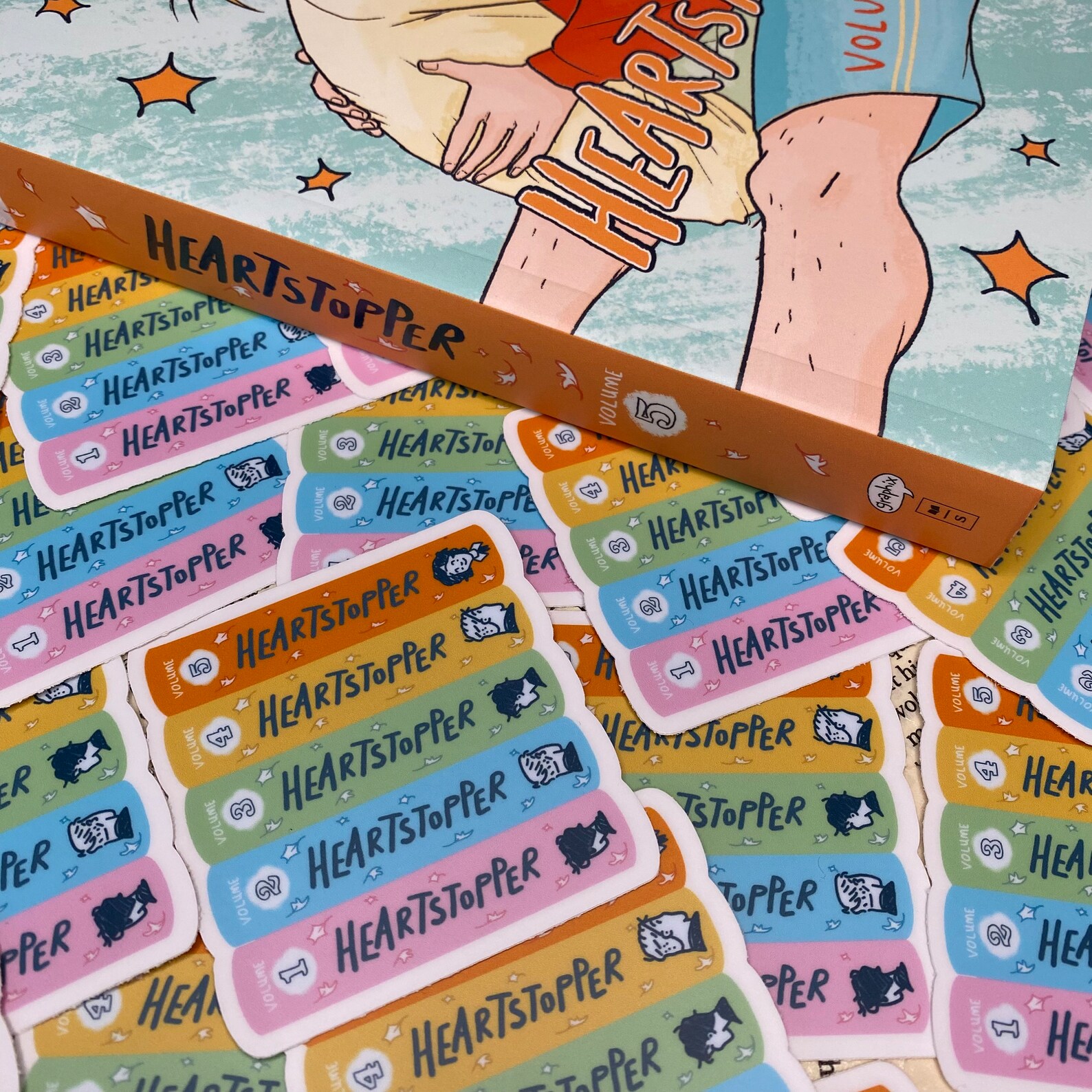 Heartstopper Book Stack Sticker - Alice Oseman - Etsy
