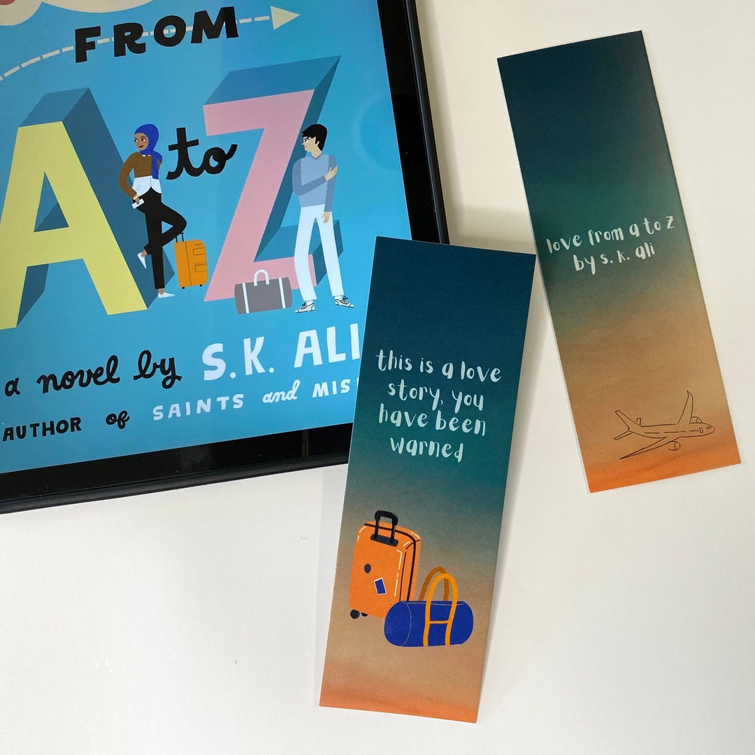 Love From A to Z Bookmark - S. K. Ali - Etsy