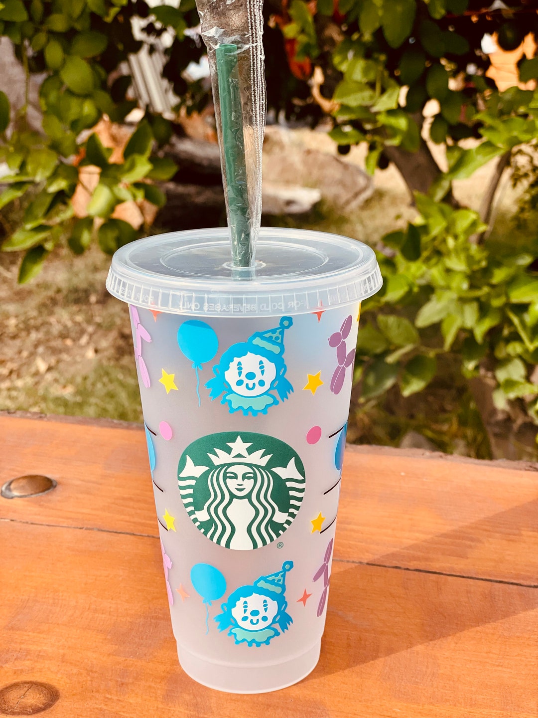 Clown | Cold Cup Tumbler | Clown Core | Balloon Design | Clown ...