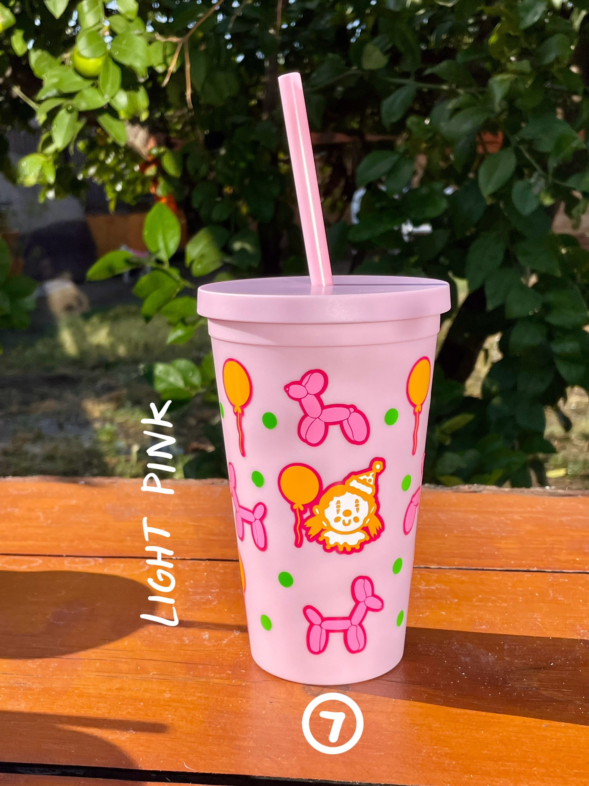 Clown Custom Cup, 16 Oz Double Walled Acrylic Cup Tumbler, Clown Core ...