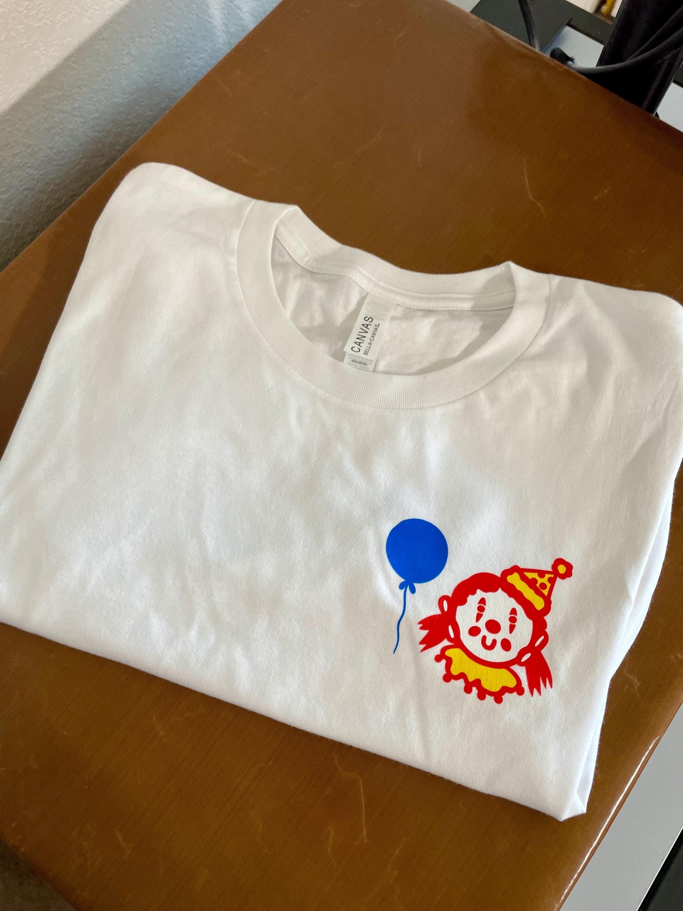 Balloon Clown Design, Custom T-shirt, Clown Core, Clown Aesthetic ...