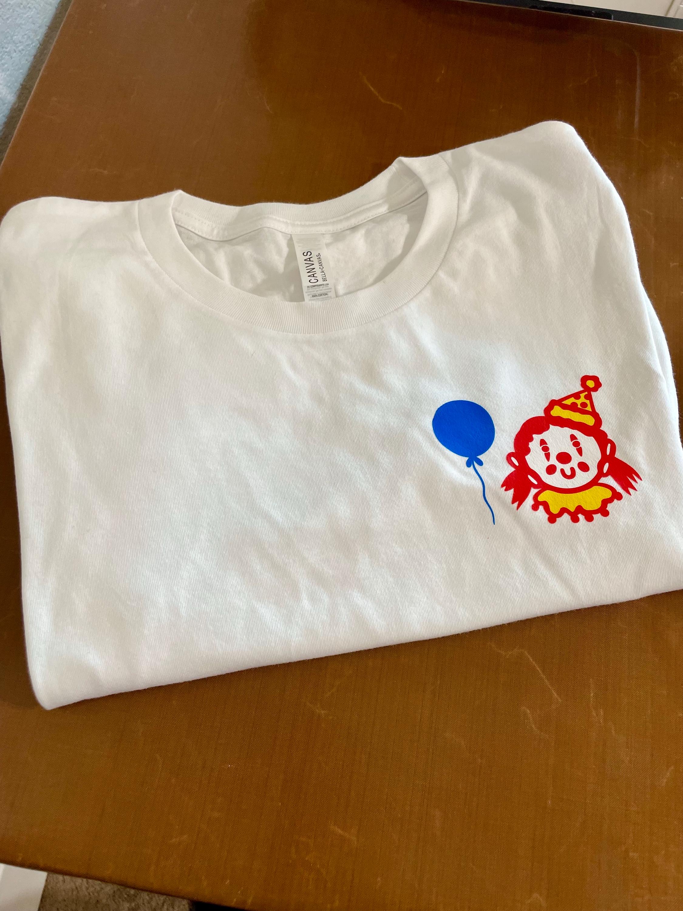 Balloon Clown Design, Custom T-shirt, Clown Core, Clown Aesthetic ...