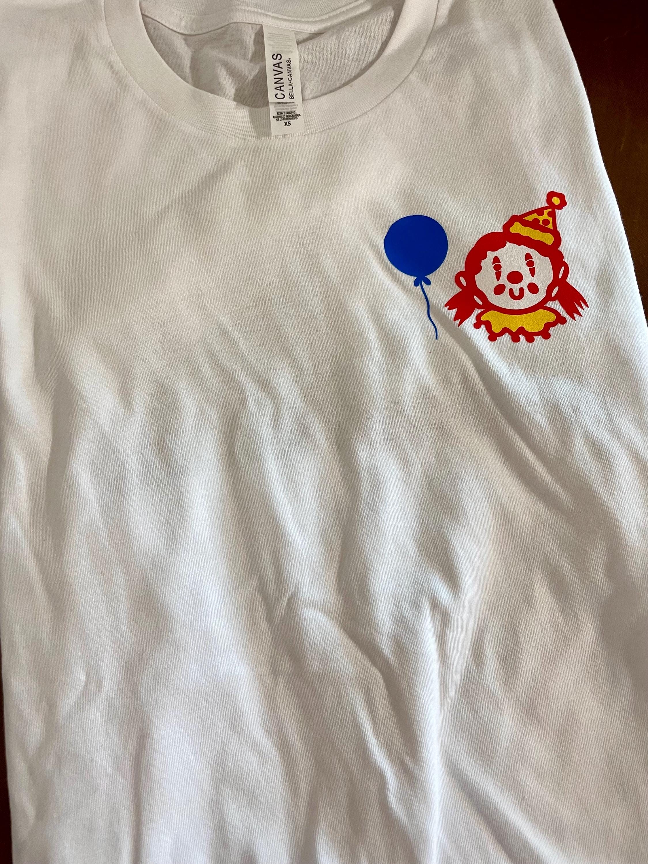 Balloon Clown Design, Custom T-shirt, Clown Core, Clown Aesthetic ...