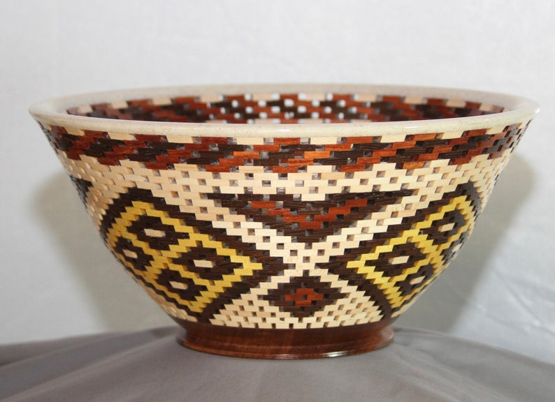 Open Segmented Wood Bowl - Etsy
