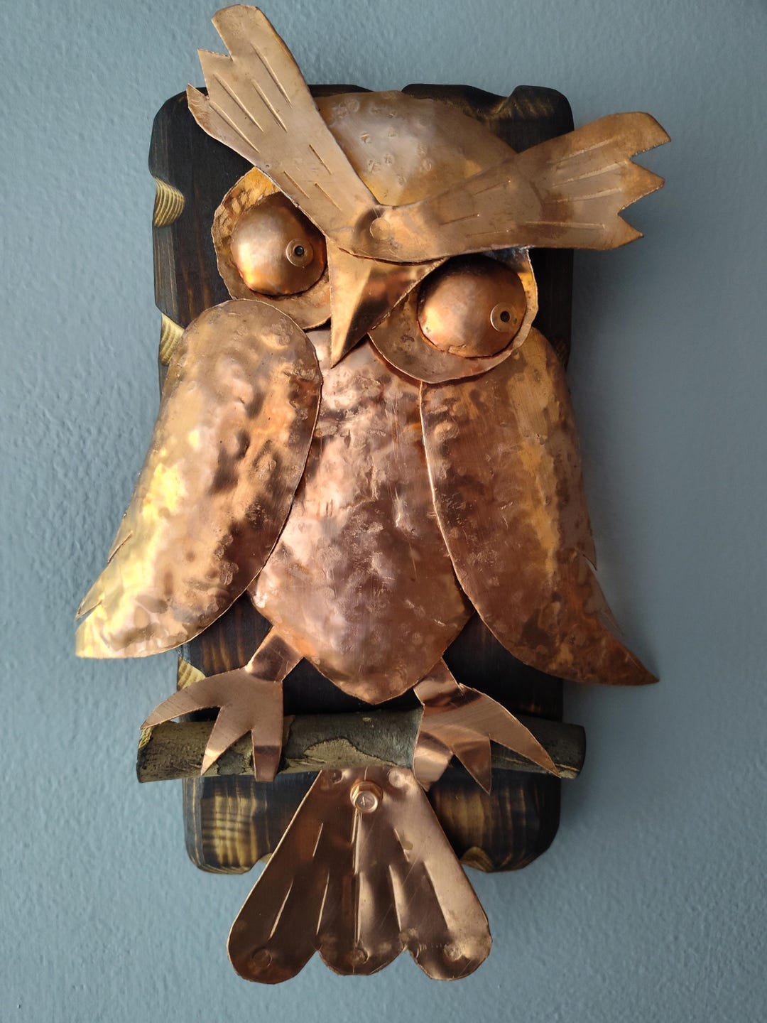 Copper Owl 1 - Etsy