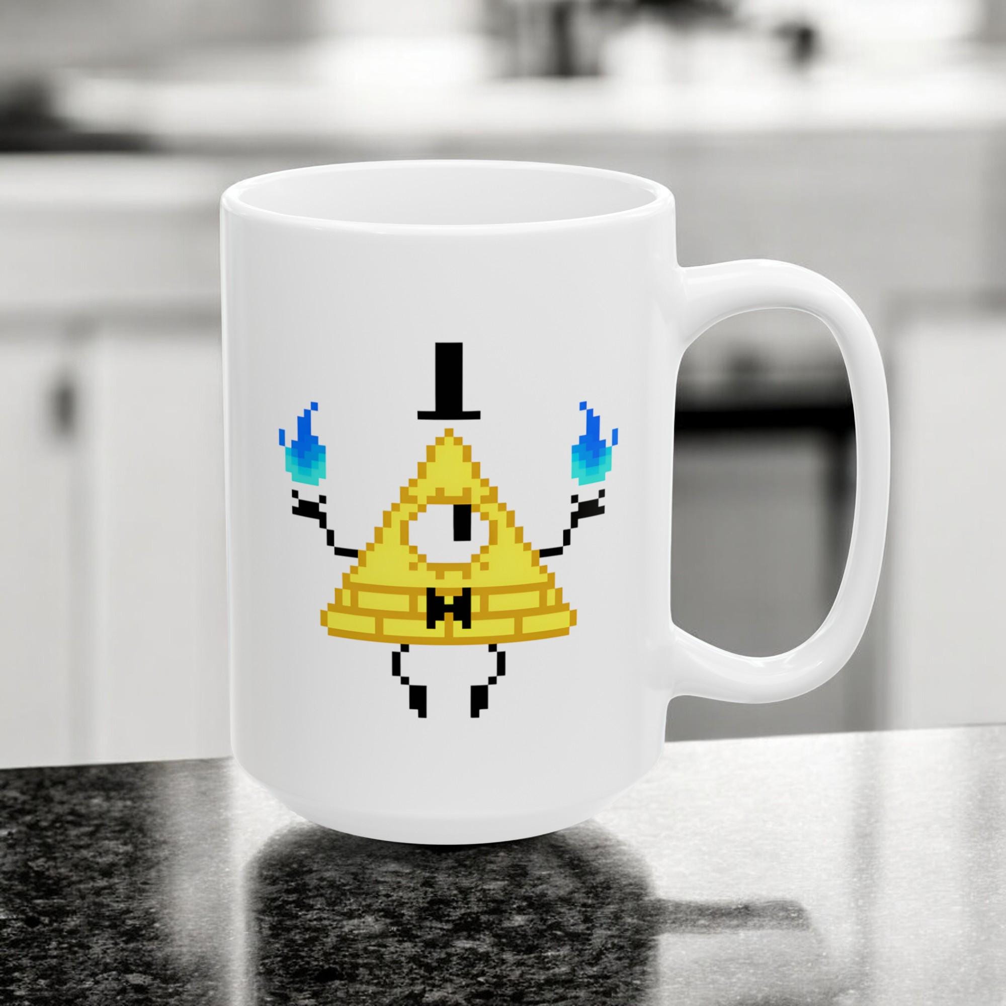 Bill Cipher Gravity Falls Pixel Mugs, Gift for Gravity Falls Fan - Etsy