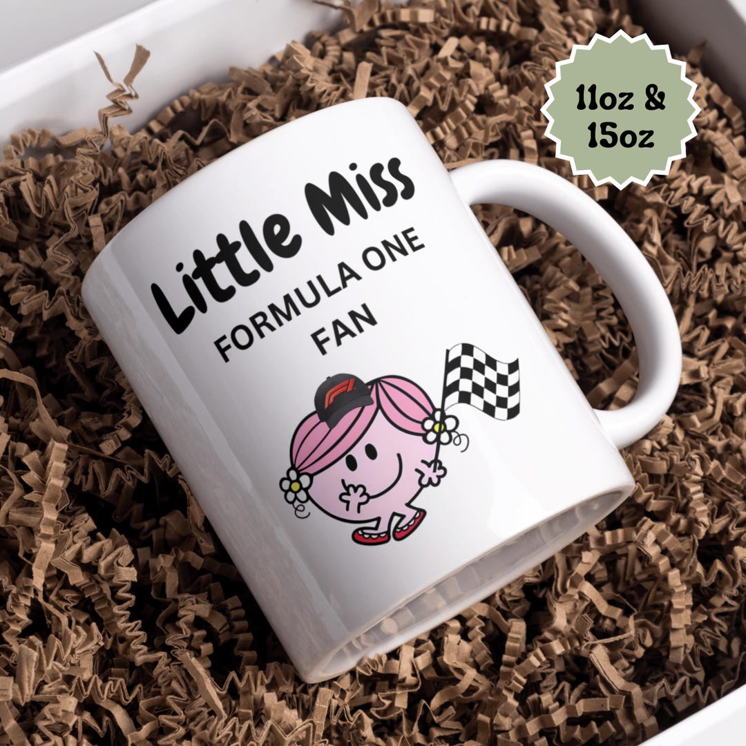Little Miss Formula One Fan Mug, F1, Lando Norris, Max Verstappen ...