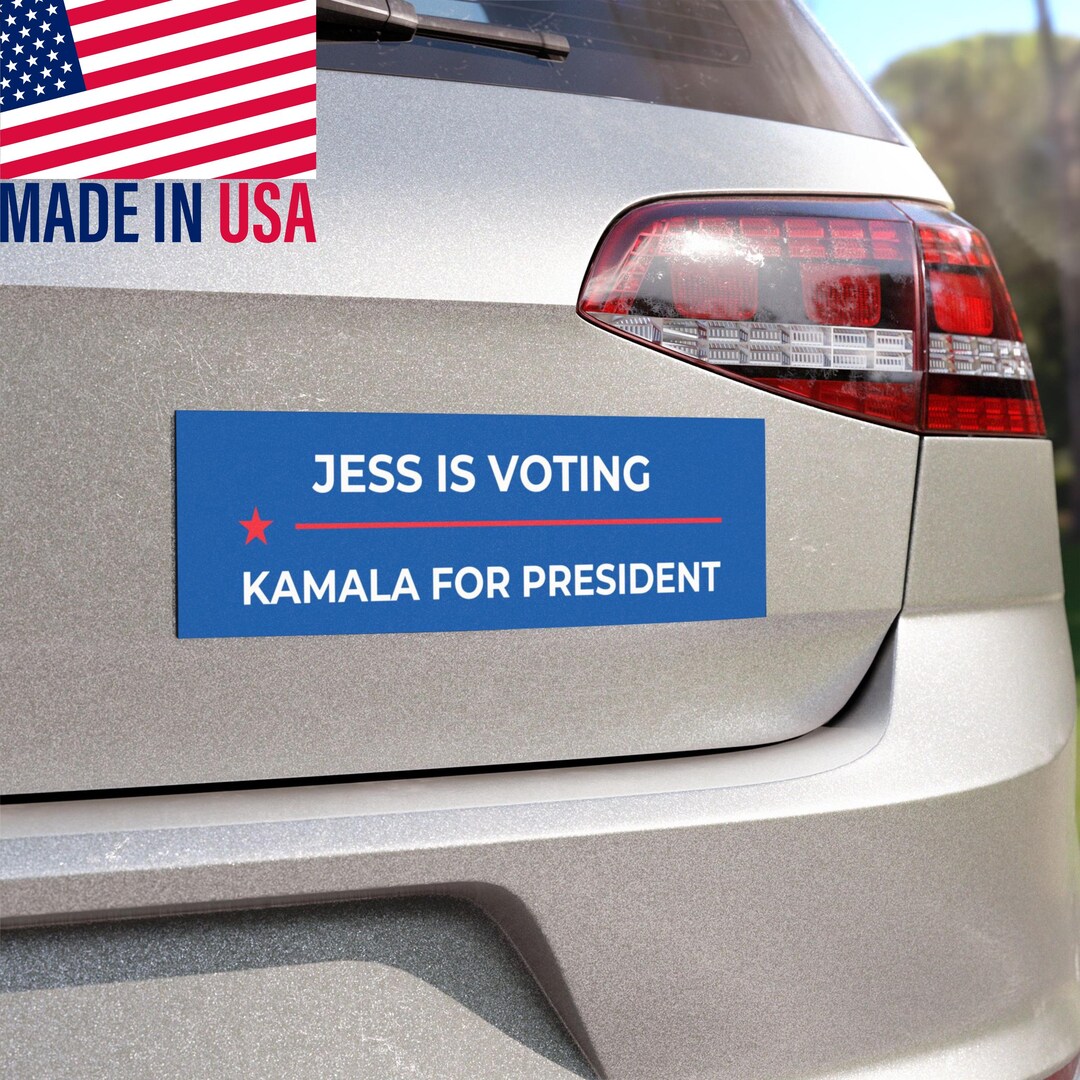 Personalized Kamala Harris Magnet, Harris Walz Bumper, Kamala Harris ...