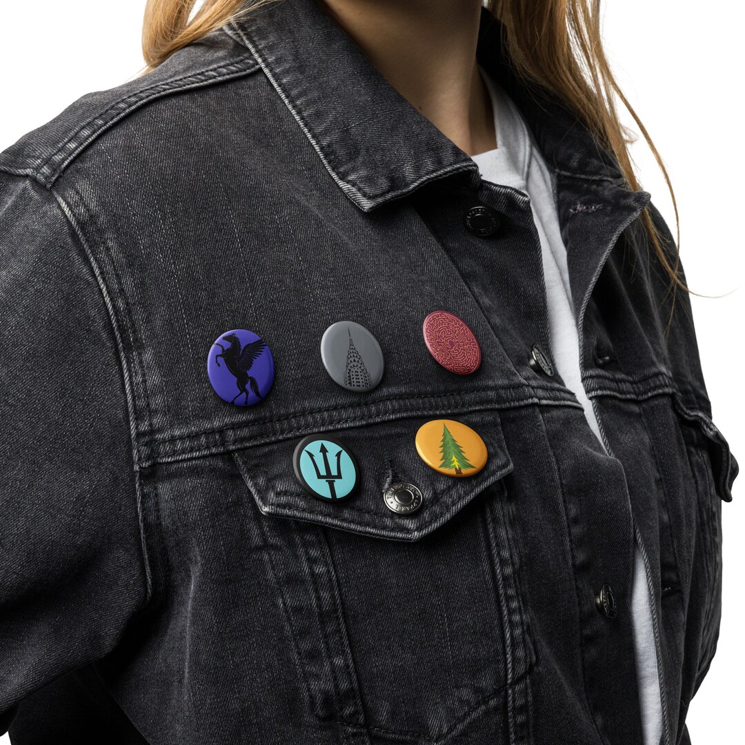 Percy Jackson and the Olympians Camp Bead Buttons, Camp Half Blood, PJO ...