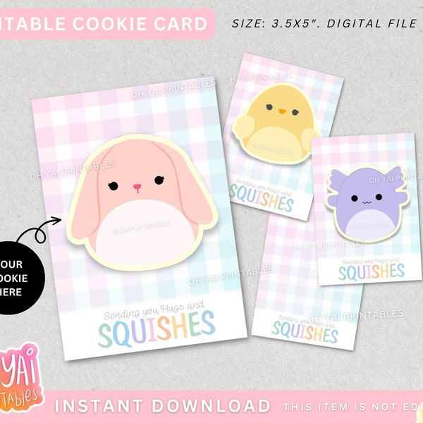 Printable Squishmallow Birthday Card - Etsy