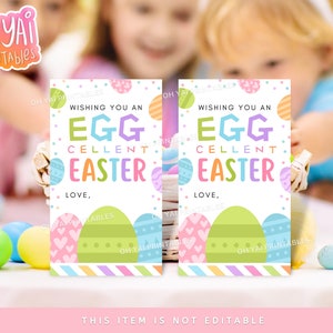 Easter Tag, Printable Easter Tag, Happy Easter Tag, Easter Treats Tag ...