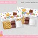 Teacher Appreciation S'mores Bag Topper, 6.75x2.5 , S'mores Bag Topper ...