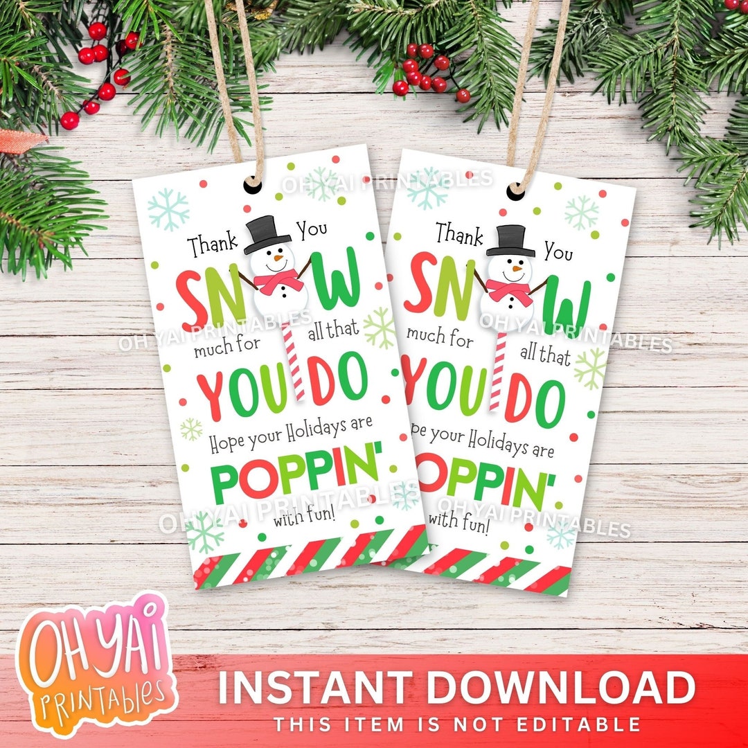 Cake Pop Tags, Cake Pop Favor Tag, Just Poppin Tag, Christmas Cake Pop ...